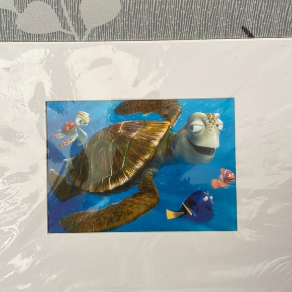 Disney | Art | Finding Nemo Matted Surfer Dude Crush Commemorative ...
